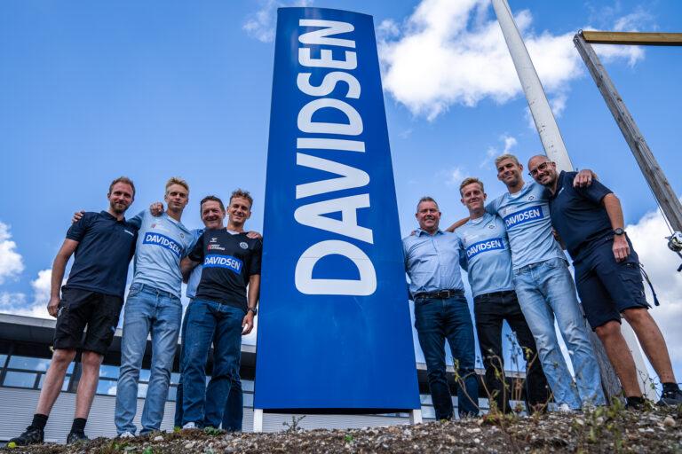Davidsen bliver hovedsponsor og får markant plads på brystet ...