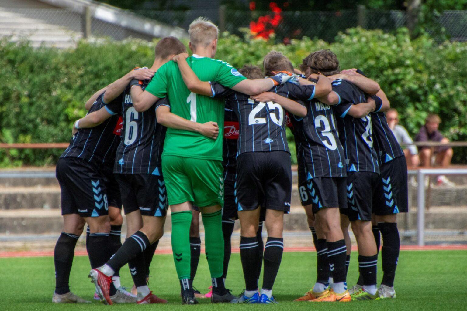 Truppen til testkampen mod EfB - Sønderjyske Fodbold