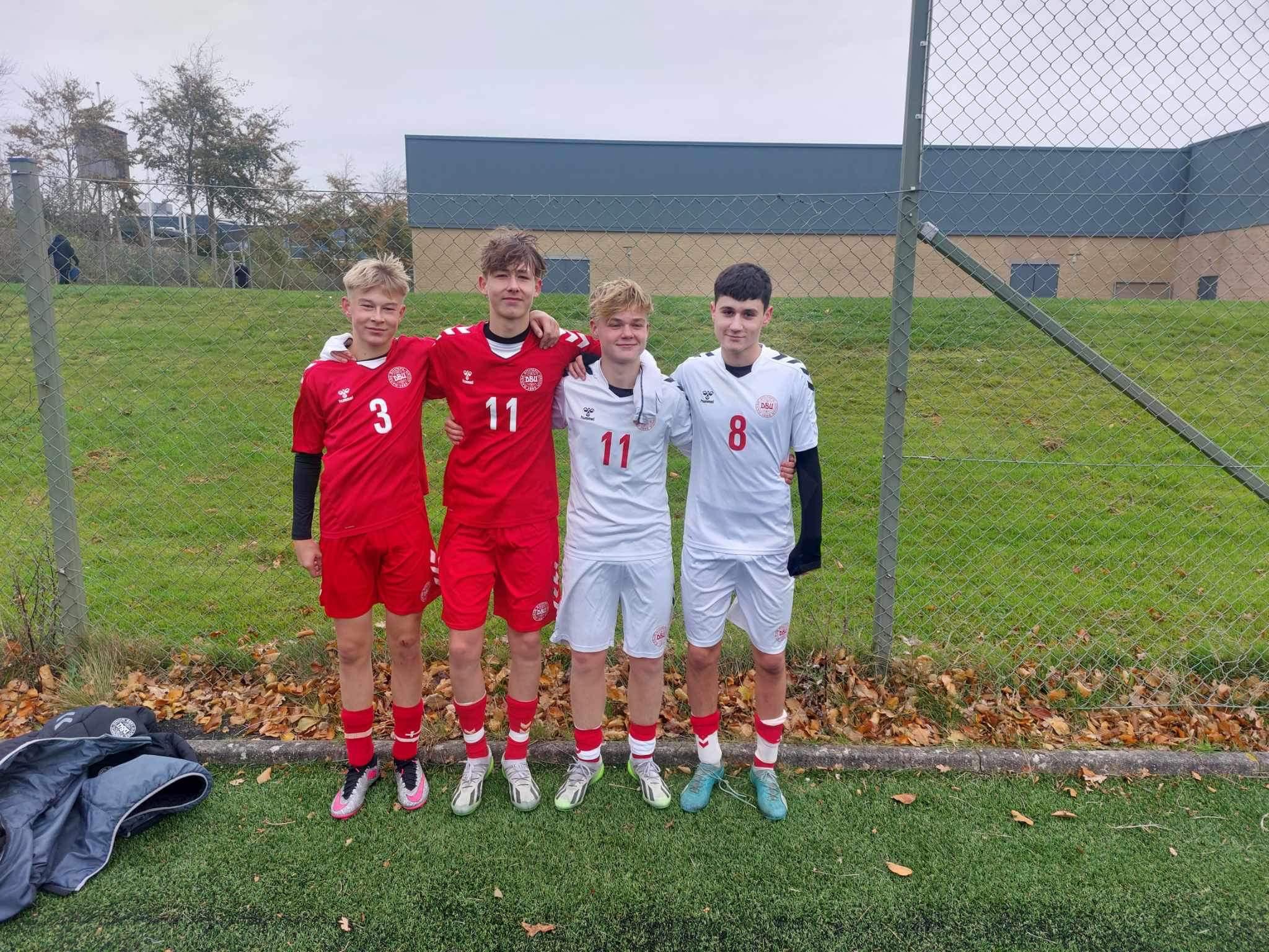 Fire talenter til U15 DBU-samling - Sønderjyske Fodbold