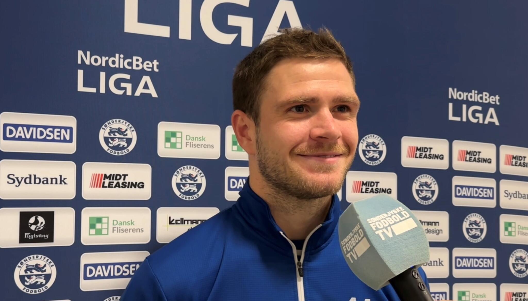 Video: Andreasen om egen og holdets målstime - Sønderjyske Fodbold