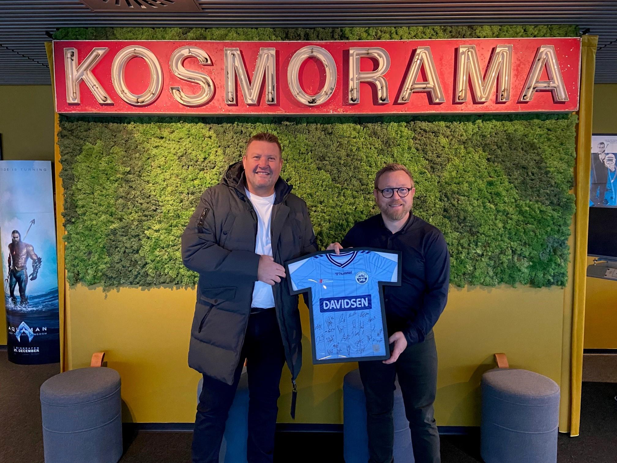Kosmorama Haderslev forlænger sponsorat i Sønderjyske Fodbold - Sønderjyske Fodbold