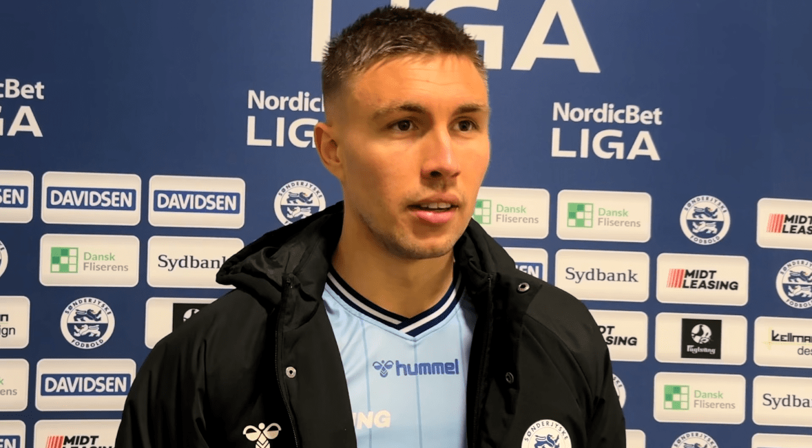 Video: Målscorer Grétarsson hylder sine holdkammerater - Sønderjyske ...