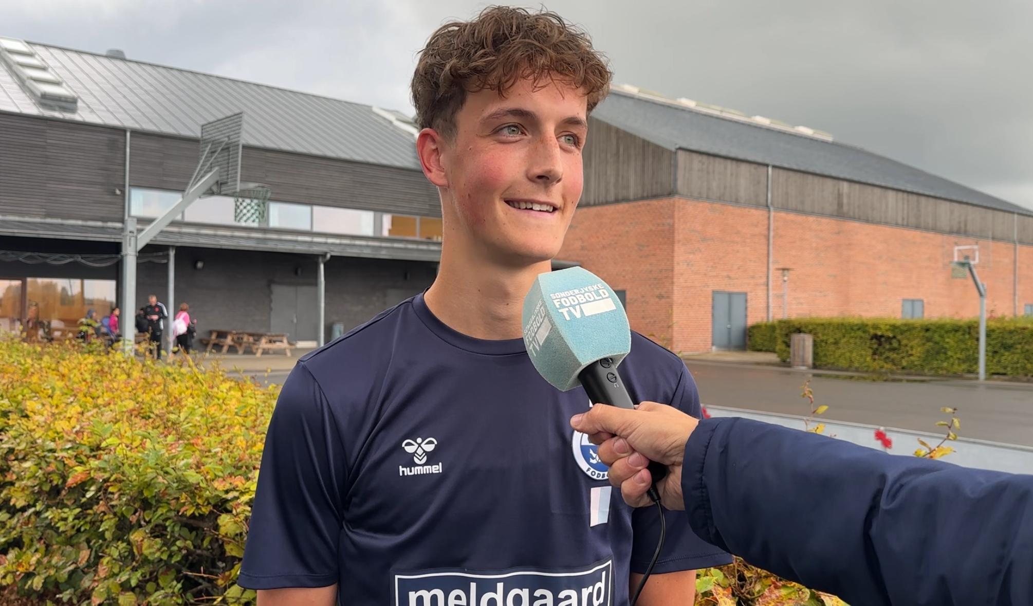 Video: Villads Klindt lykkelig for debut på førsteholdet - Sønderjyske ...