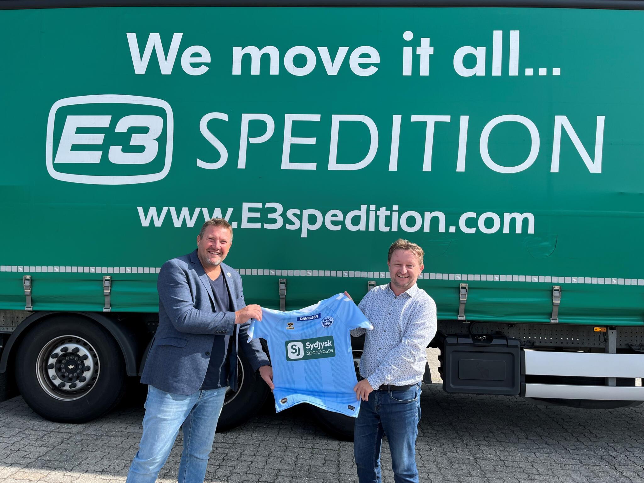 E3 Spedition øger opbakningen til Sønderjyske Fodbold - Sønderjyske Fodbold