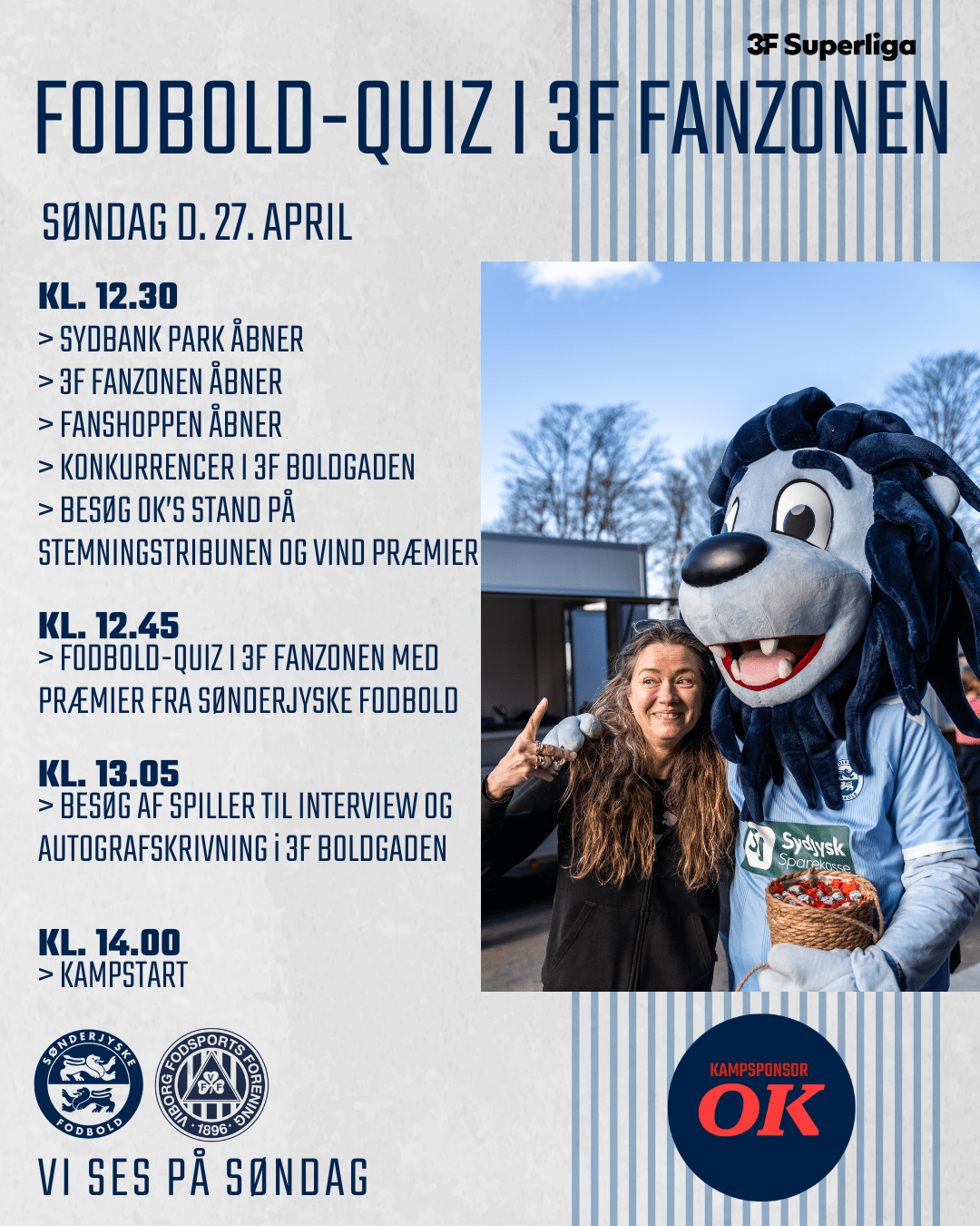 Fodboldquiz og mange præmier på spil i 3F Fanzonen - Sønderjyske Fodbold