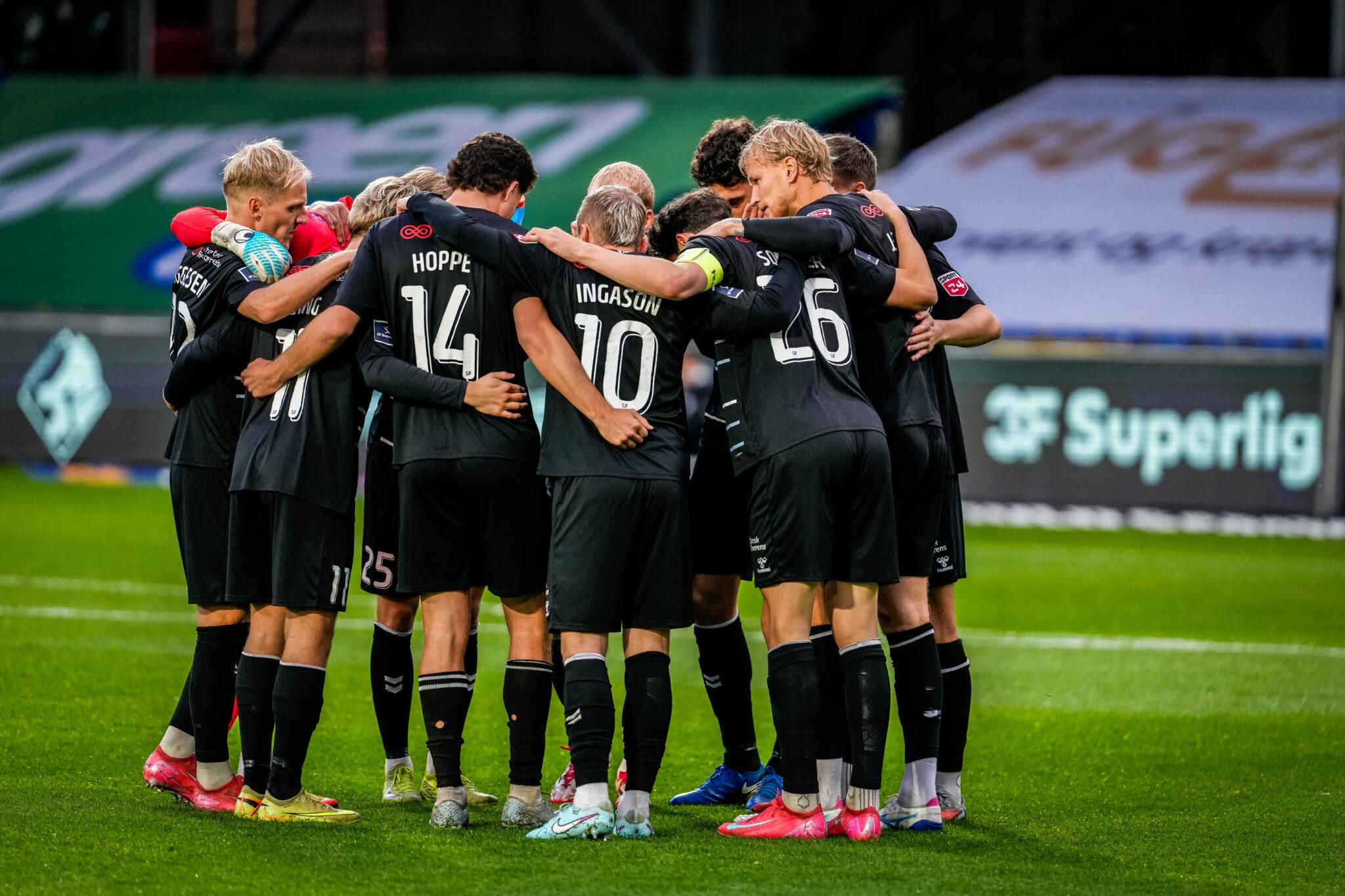 Truppen til pokalkampen mod AGF - Sønderjyske Fodbold